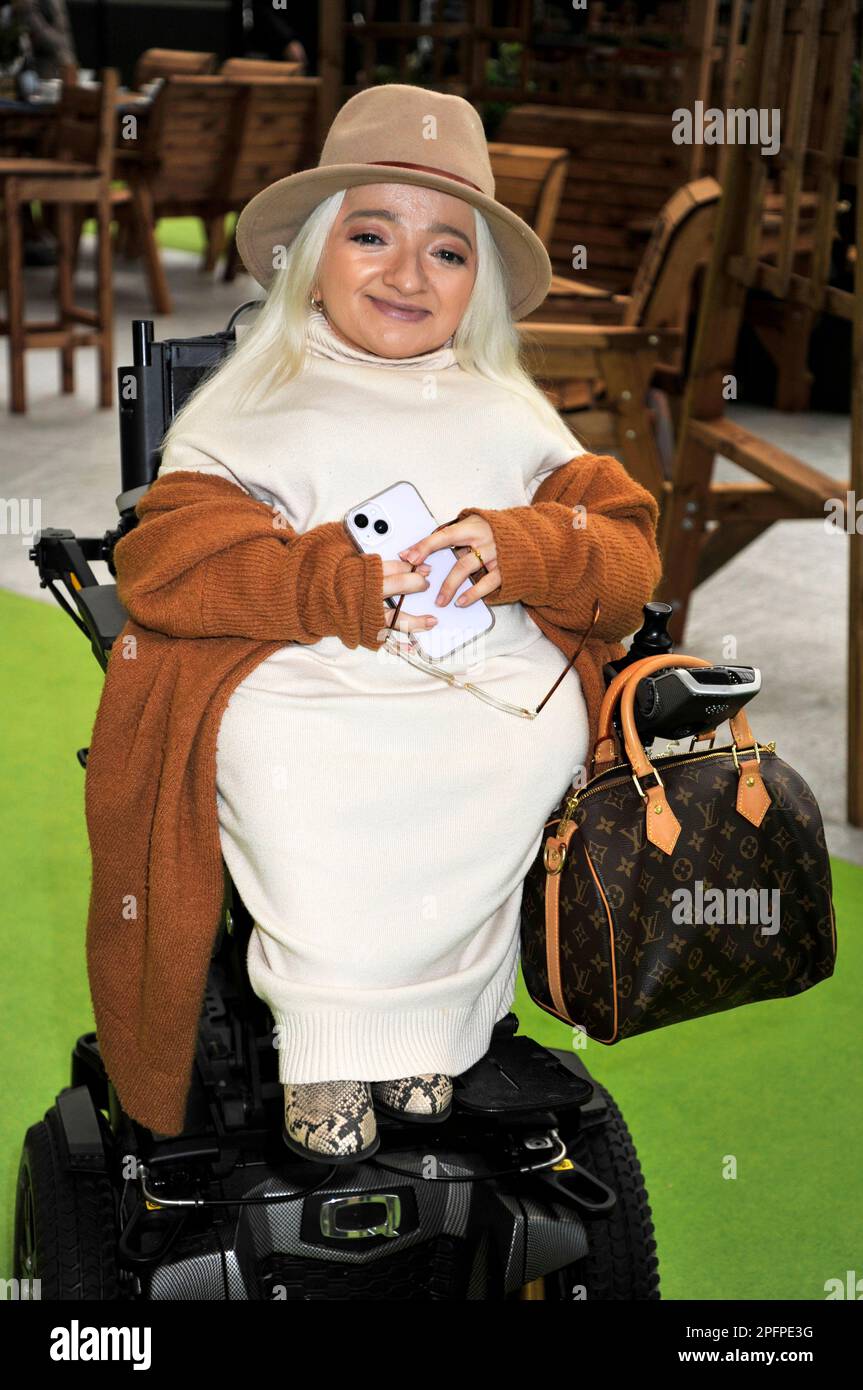 London UK . 17th March 2023. Samantha Renke attends the Ideal Home Show ...