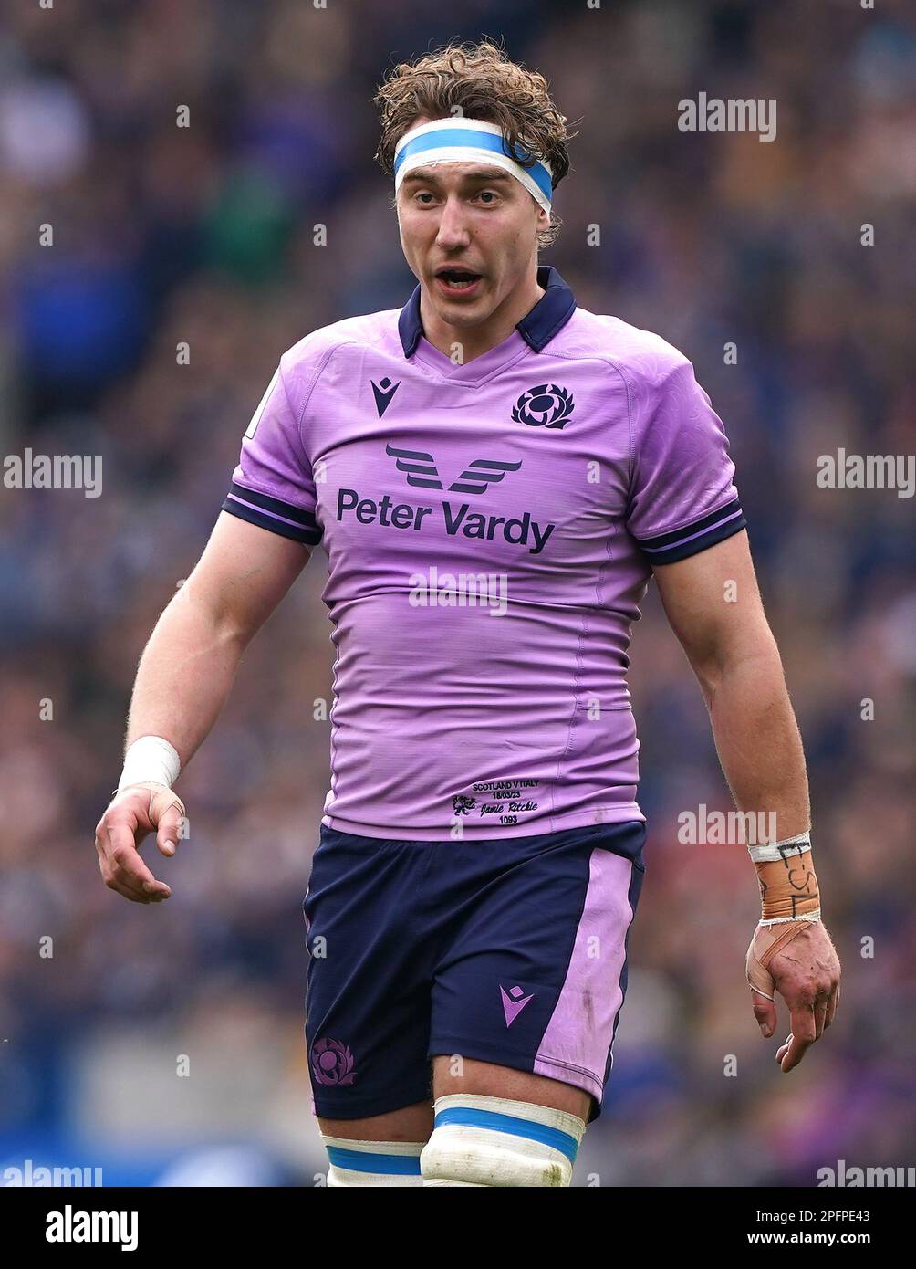 Scotland's Jamie Ritchie during the Guinness Six Nations match at BT ...