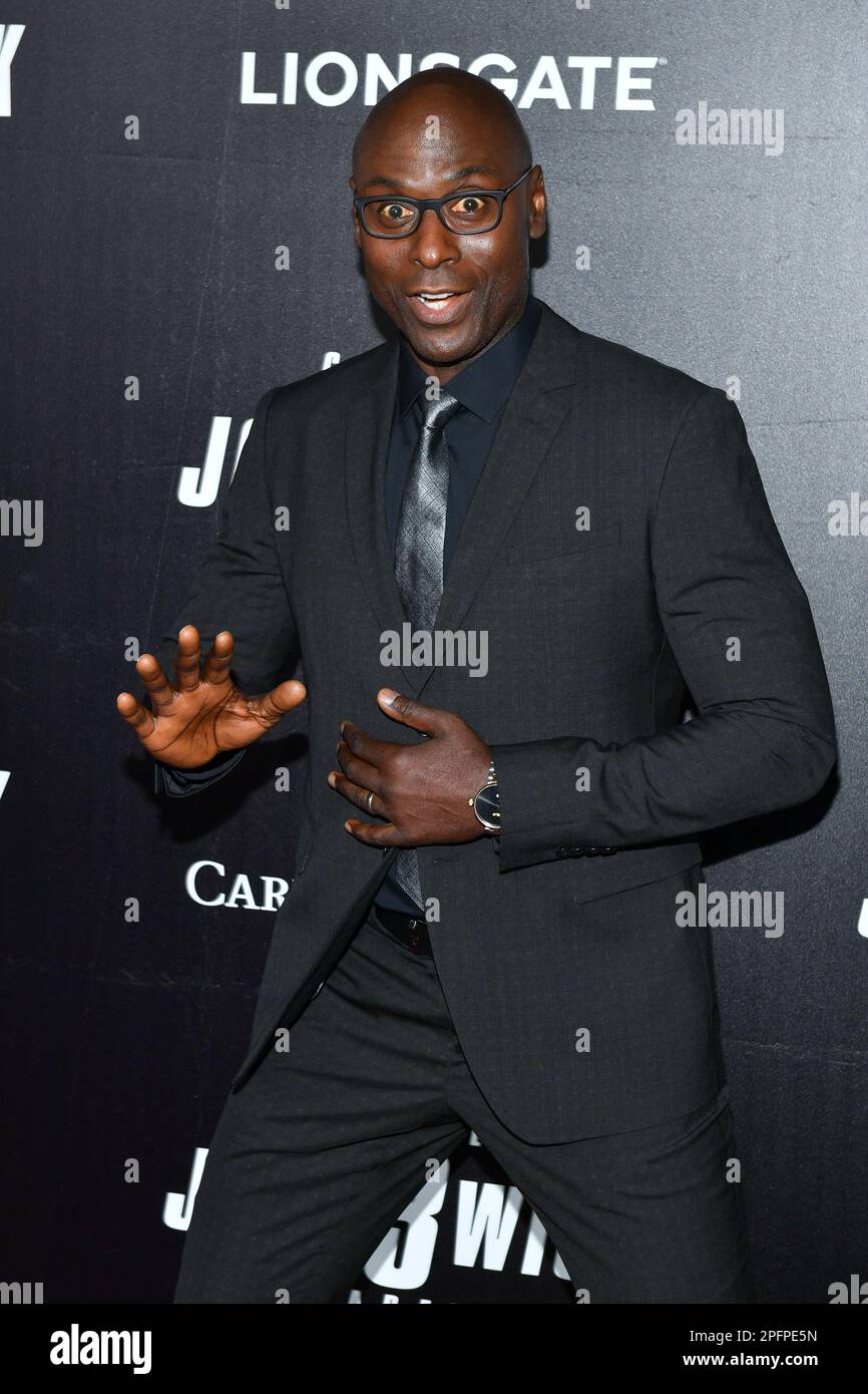 Lance Reddick attends the "John Wick: Chapter 3" world premiere at One ...