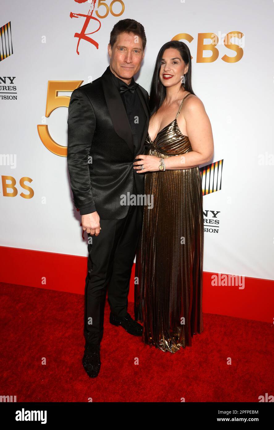 Los Angeles, Ca. 17th Mar, 2023. Sean Kanan, Michele Vega at the 50th ...