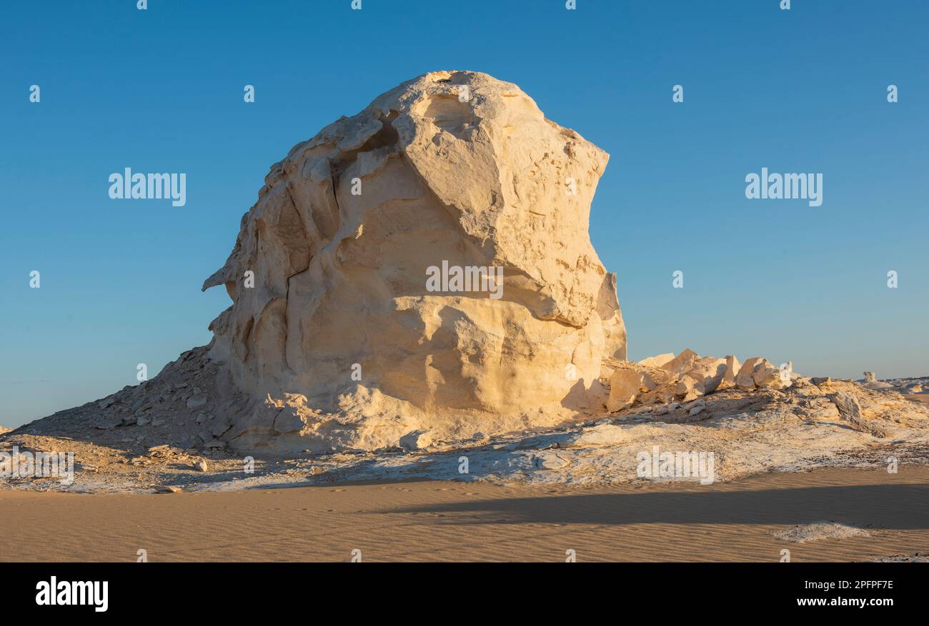 Landscape scenic view of desolate barren western desert in Panoramic ...