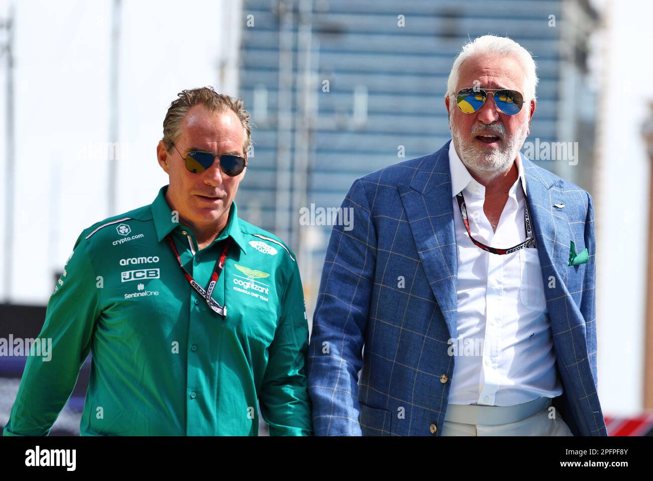 Jeddah, Saudi Arabia. 18th Mar, 2023. (L to R): Jefferson Slack, Aston ...