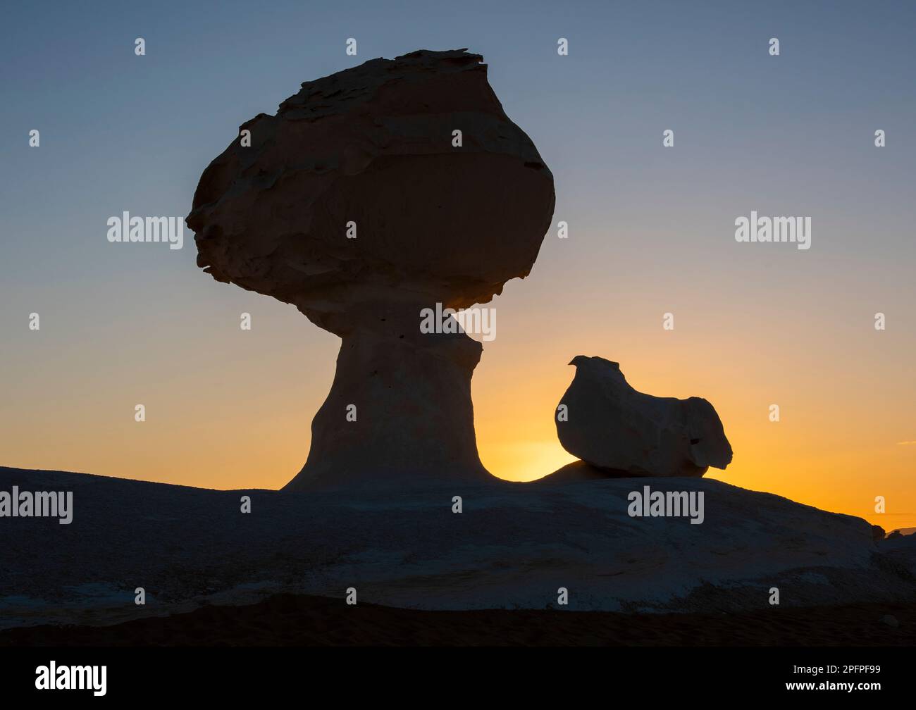 Landscape scenic view of desolate barren western desert in Panoramic ...