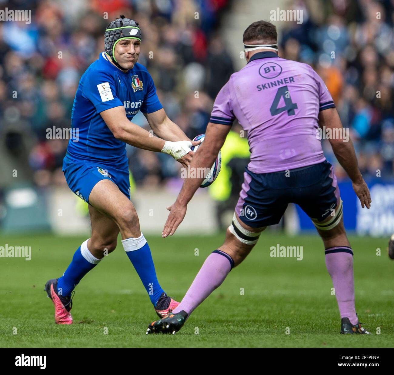 Edinburgh, UK. 18th Mar, 2023. 18th March 2023; Murrayfield Stadium ...