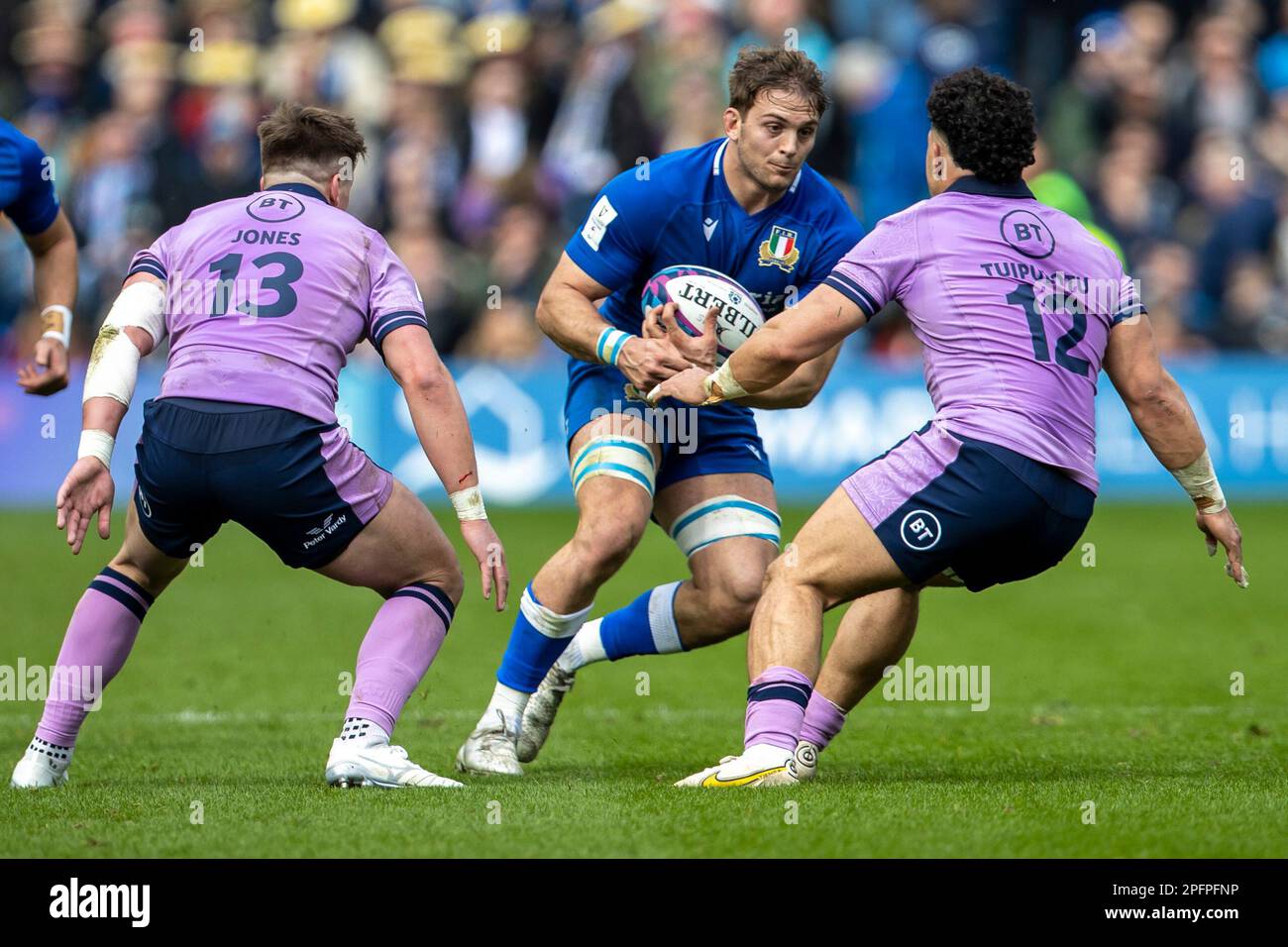 Edinburgh, UK. 18th Mar, 2023. 18th March 2023; Murrayfield Stadium ...