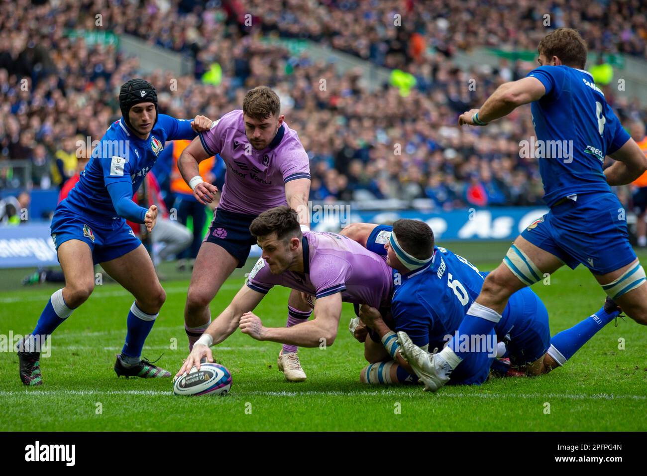 Edinburgh, UK. 18th Mar, 2023. 18th March 2023; Murrayfield Stadium ...