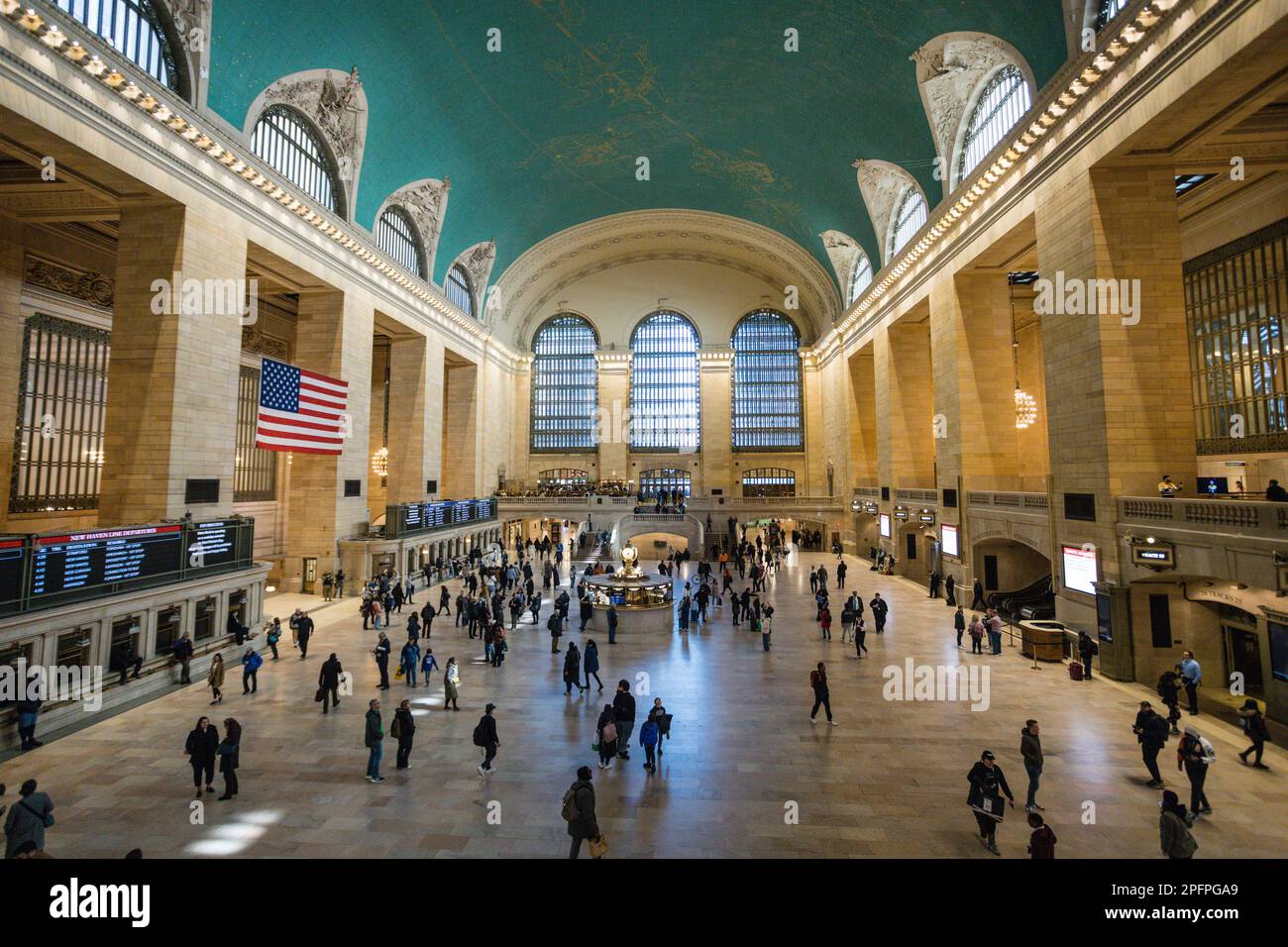 View of Grand Central Terminal Station in New York. Grand Central ...