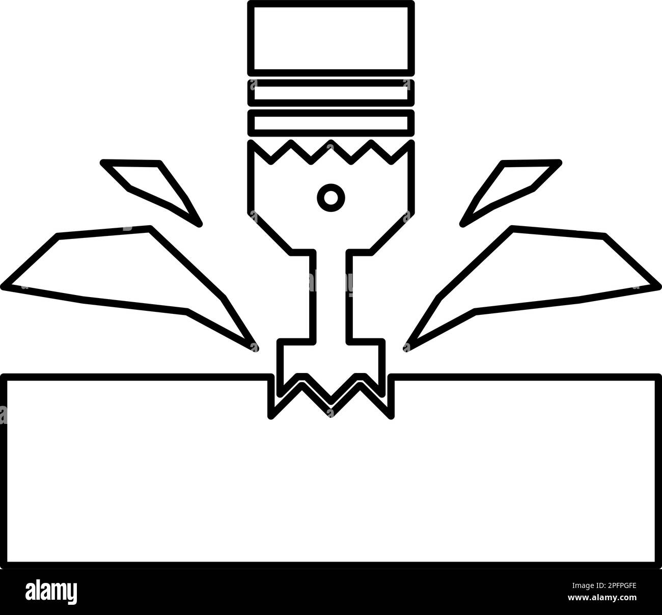 Processing metal detail lathe Stock Vector Images - Alamy