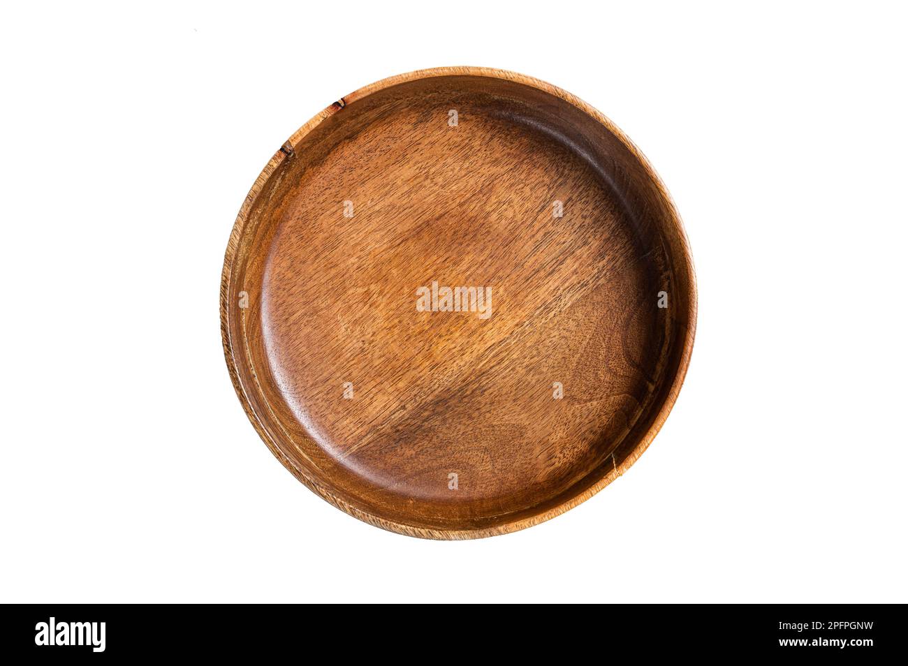 Food cooking and healthy eating background, Empty wooden craft plate on ...