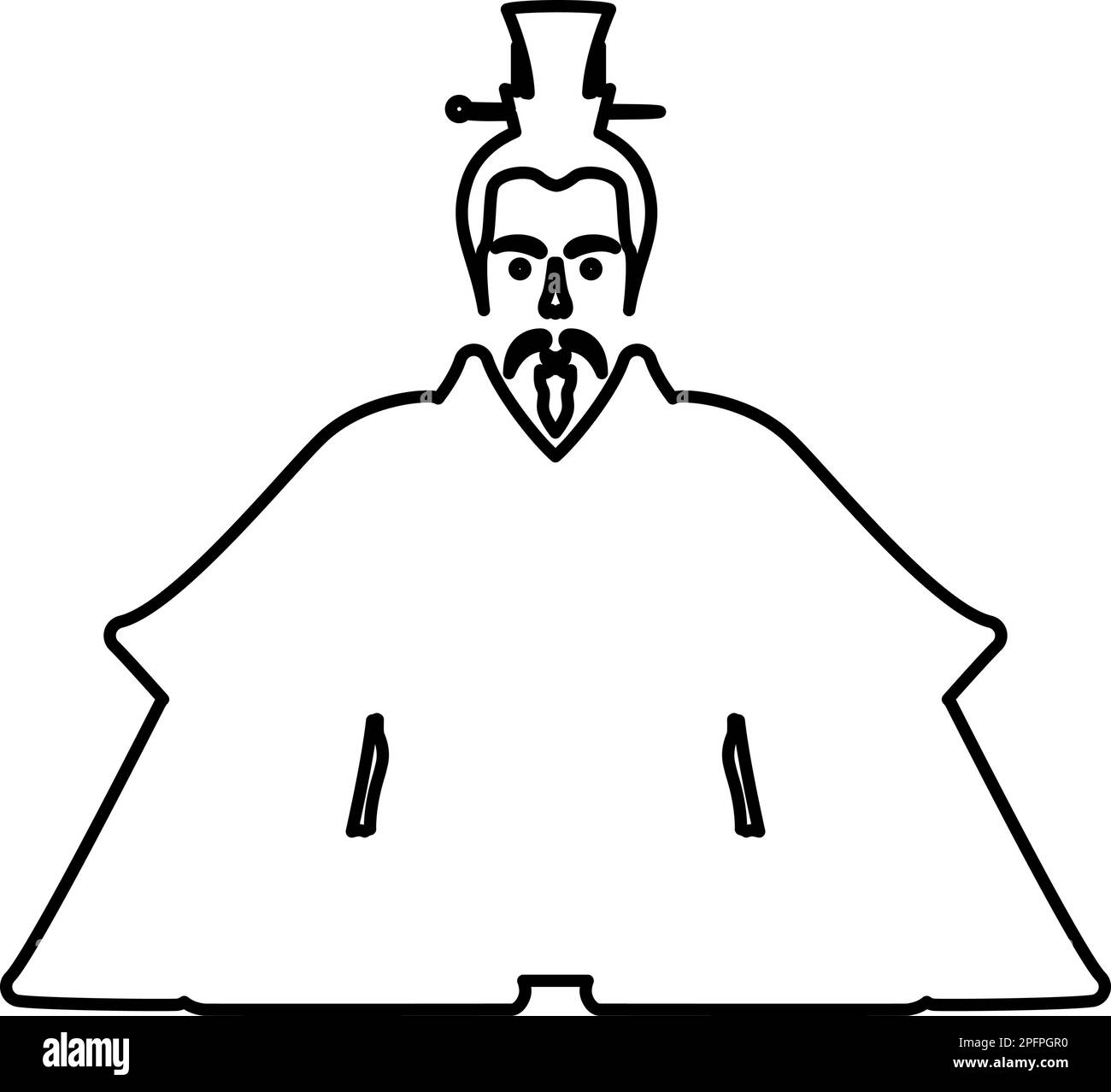 Emperor Japan China silhouette Chinese nobility Japanese ancient ...