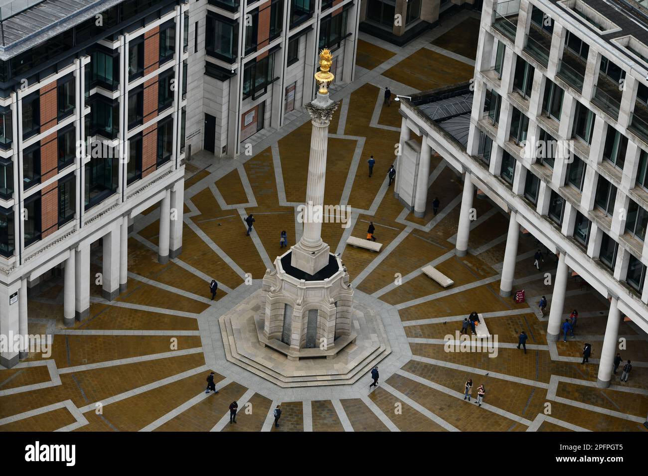Aerial view of Paternoster Square, London 2023 Stock Photo - Alamy
