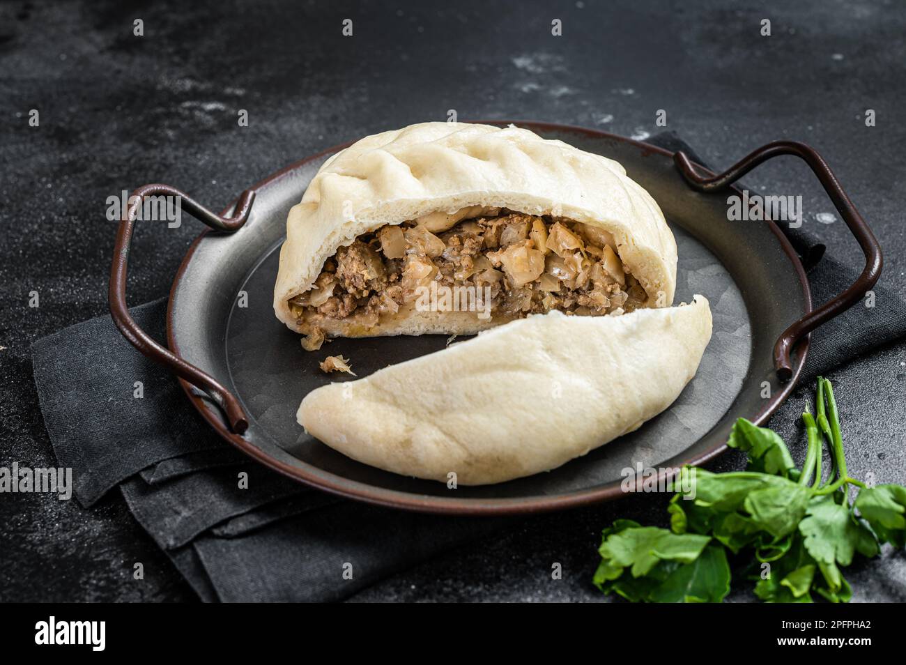 National Korean fast food - steamed pies pyan-se Pyanse with vegetable ...