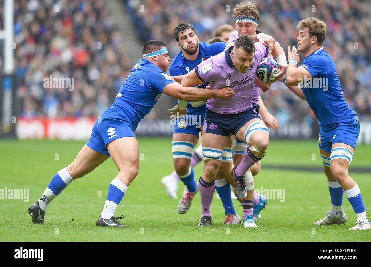 Edinburgh, UK. 18th Mar, 2023. Jack Dempsey of Scotland during the ...