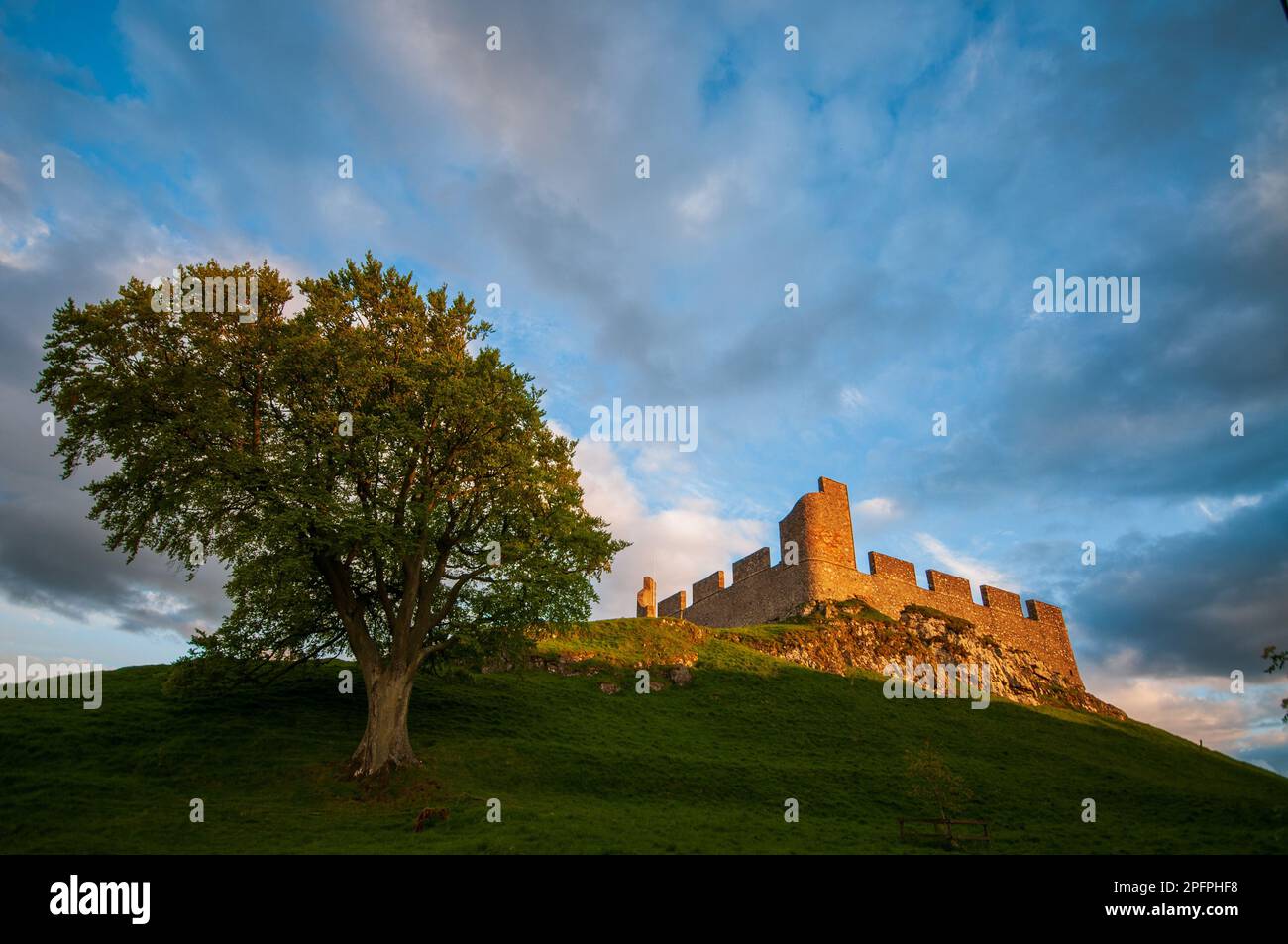 Hume Castle in the Scottish Borders near Kelso Stock Photo - Alamy