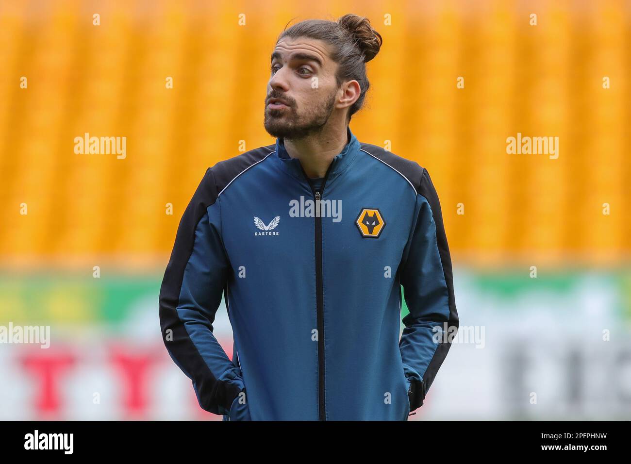 Wolverhampton, UK. 18th Mar, 2023. Rubén Neves #8 of Wolverhampton ...