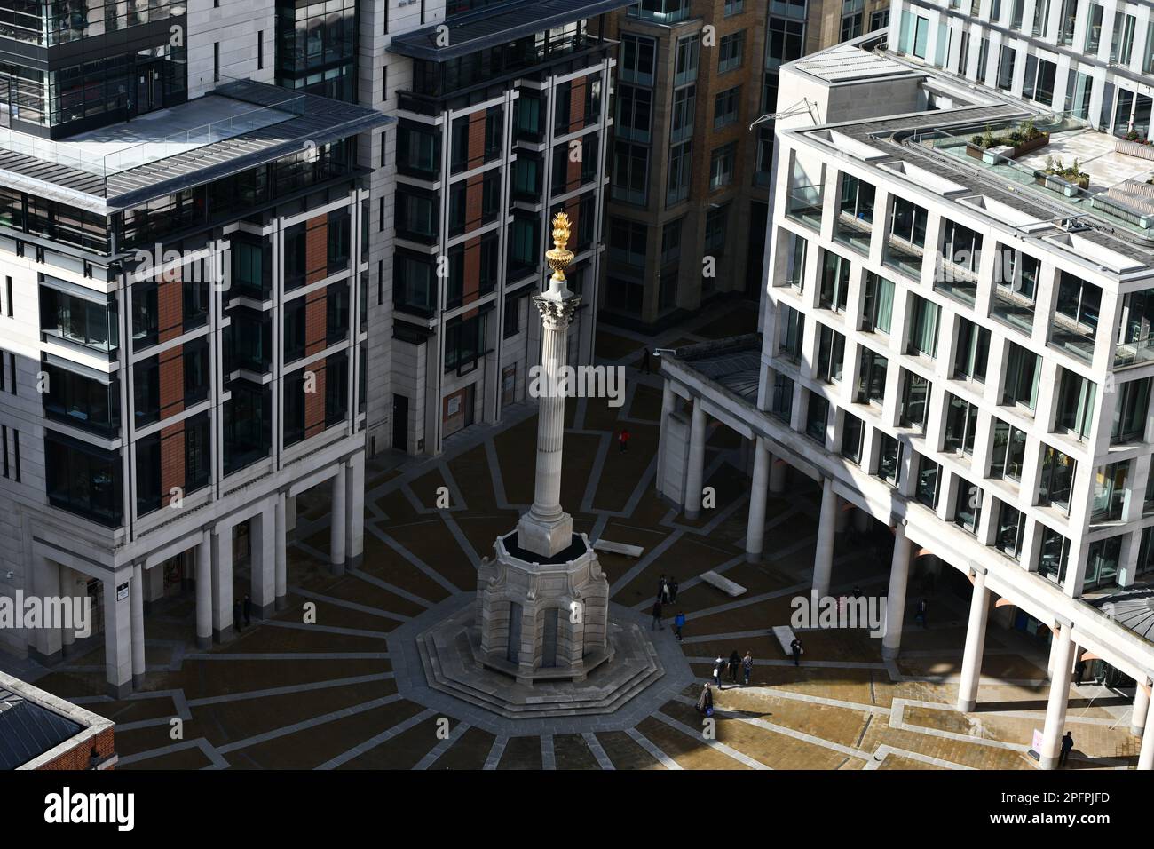 Paternoster square aerial view hi-res stock photography and images - Alamy
