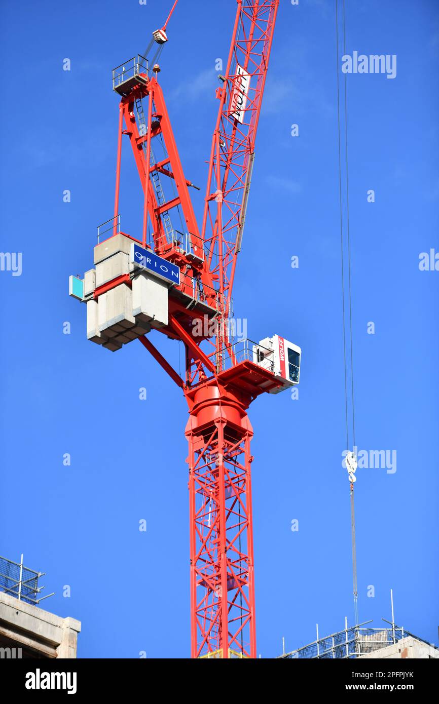 HIgh Rise Cranes Stock Photo - Alamy
