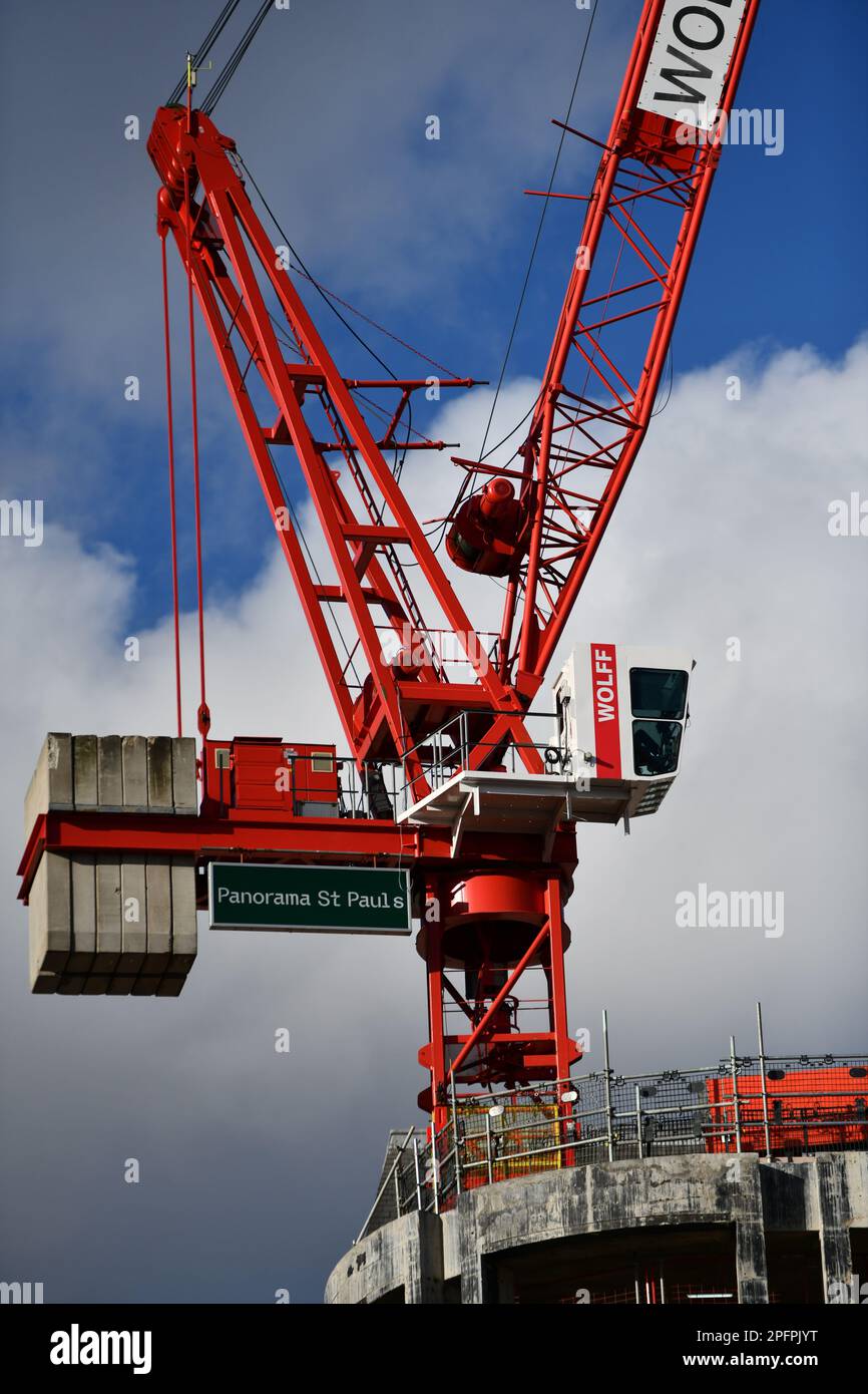 HIgh Rise Cranes Stock Photo - Alamy