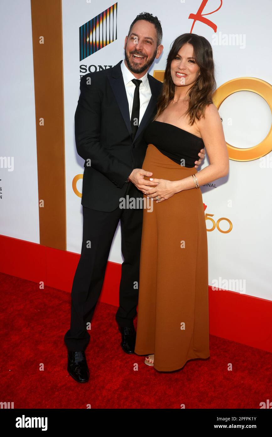 Los Angeles, Ca. 17th Mar, 2023. Matt Katrosar, Melissa Claire Egan at ...
