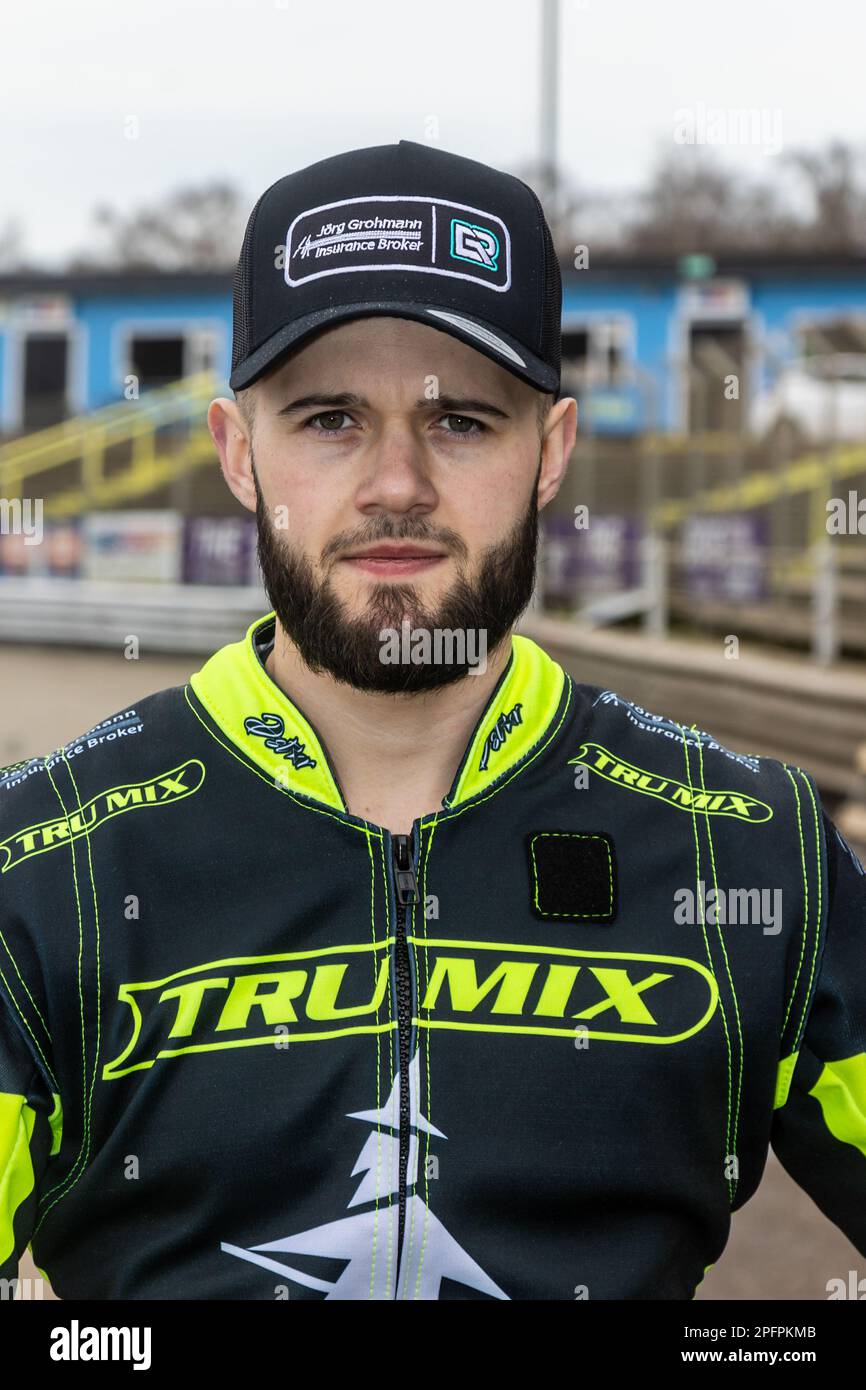 Erik Riss - German speedway rider racing for Ipswich Witches in 2023 ...
