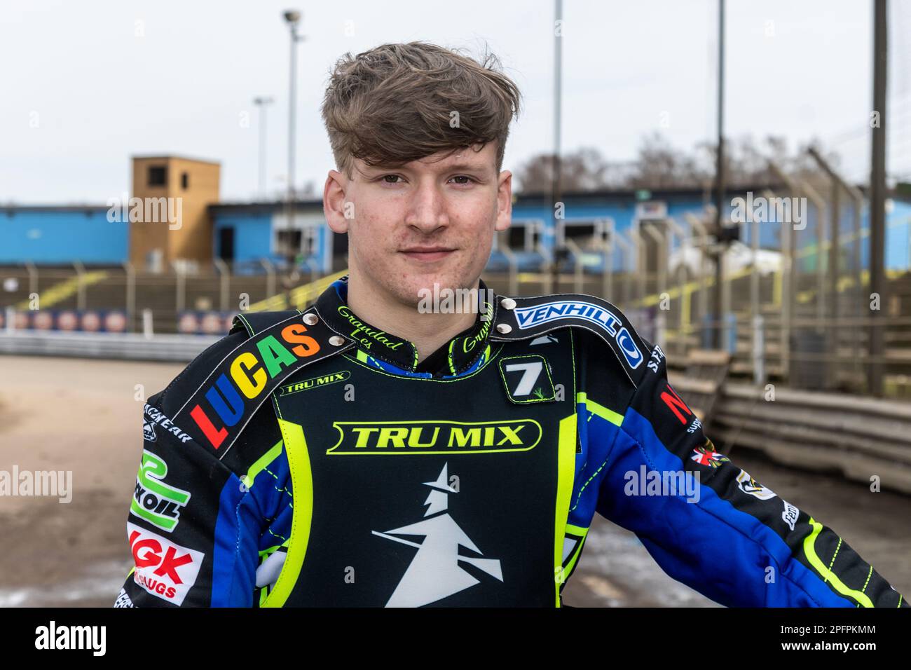 Joe Thompson - British speedway rider racing for Ipswich Witches in ...