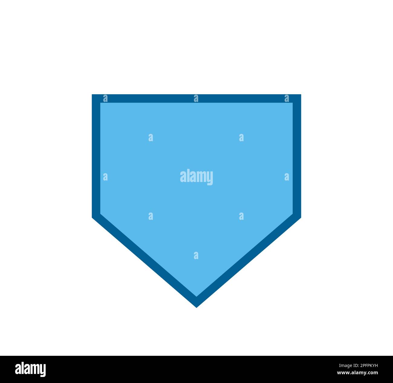 Baseball Home Plate Vector illustration. Silhouette. Playing. Home base ...