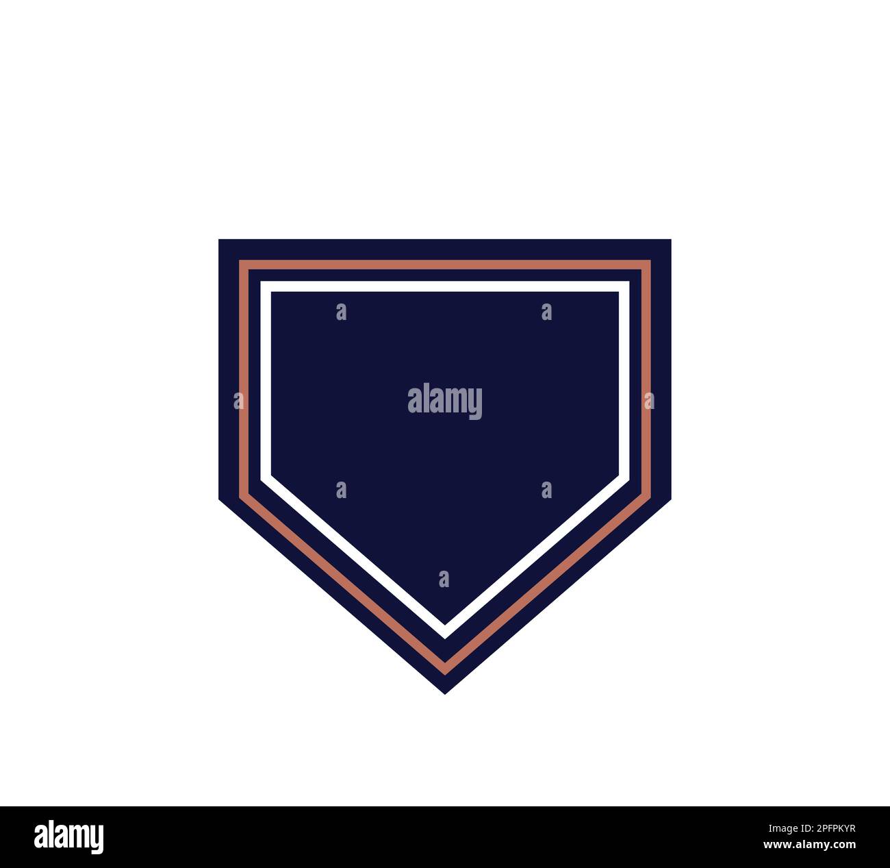 Baseball Home Plate Vector illustration. Silhouette. Playing. Home base ...