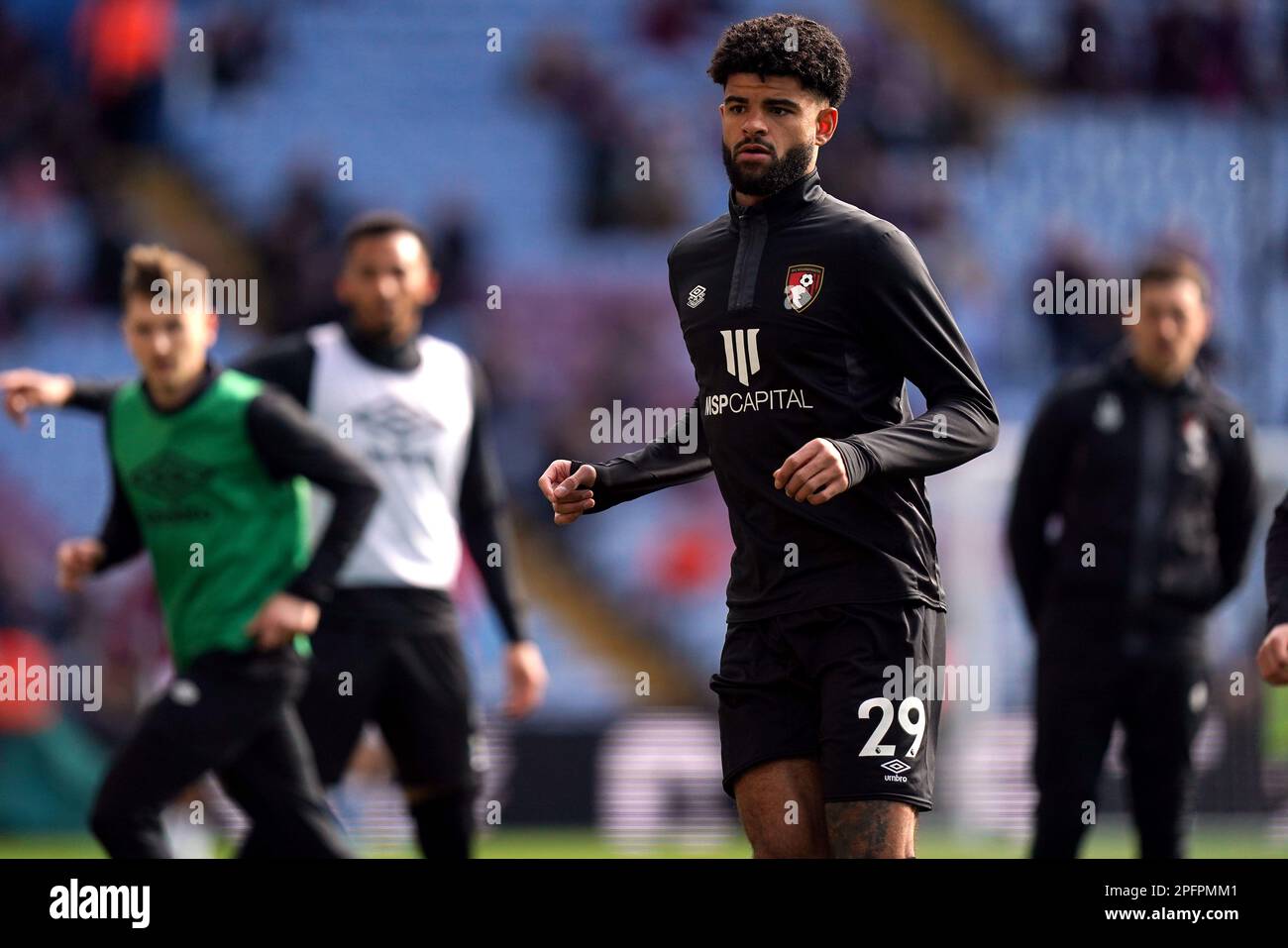 Bournemouth's Philip Billing warms up before the Premier League match ...