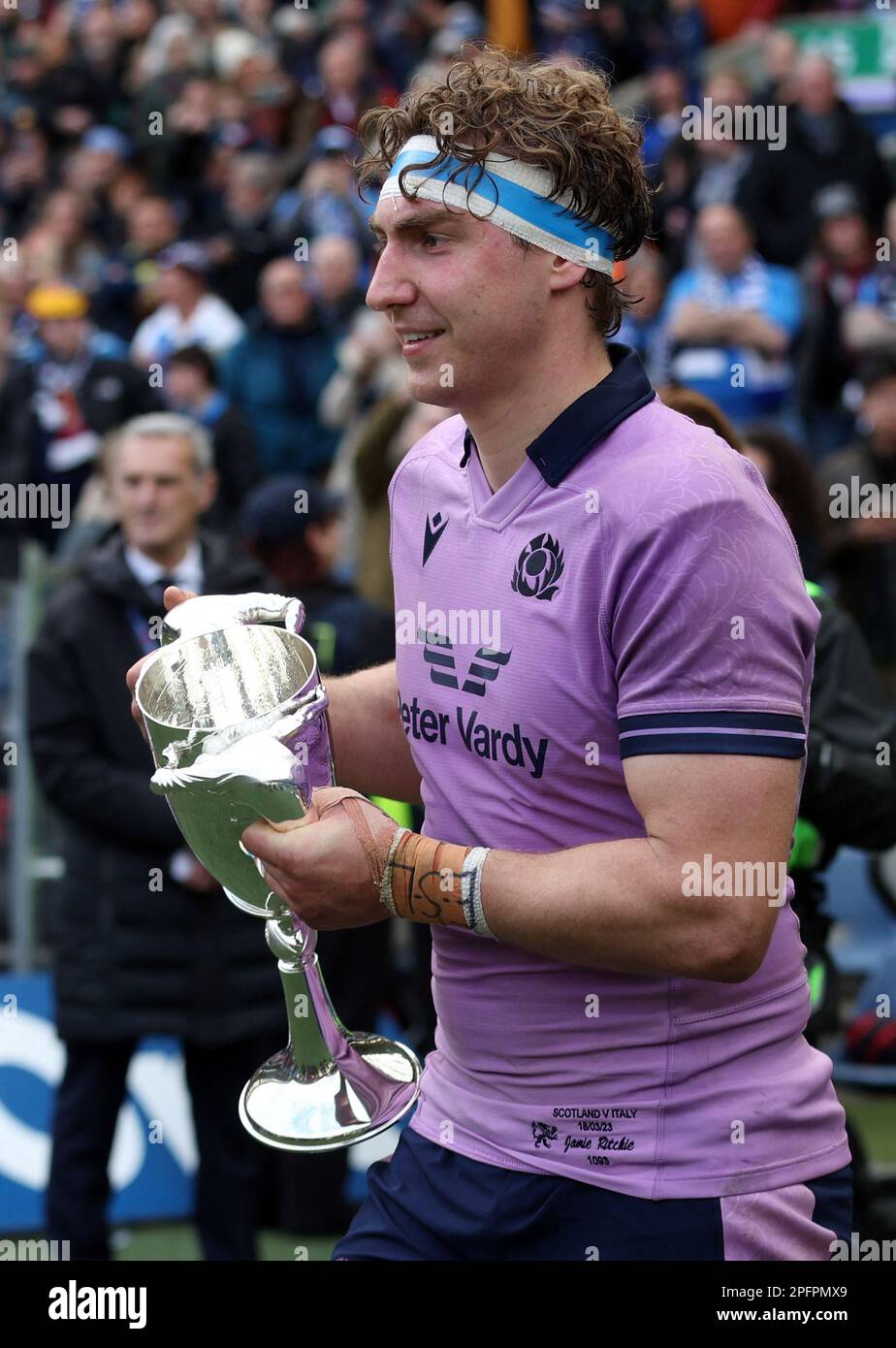 Edinburgh rugby jamie ritchie 2023 hi-res stock photography and images ...