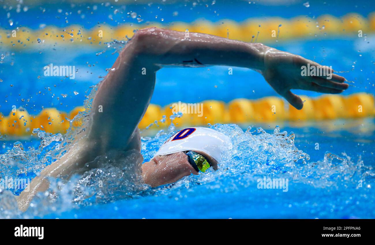 Great Britain's Dylan Broom in action during the Men's 200m Freestyle ...
