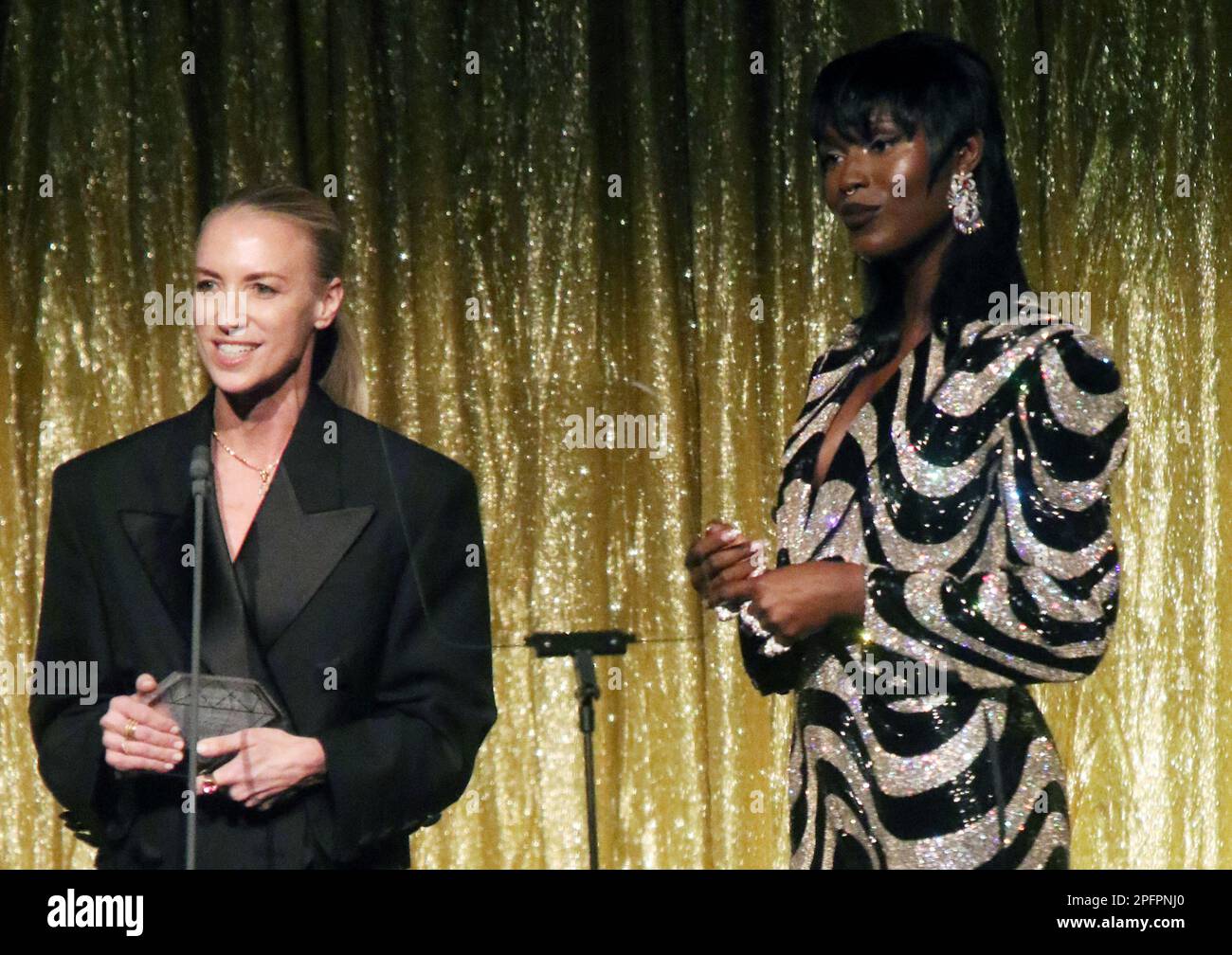 New York, NY, USA. 17th Mar, 2023. Susan Chokachi and Jodie Turner ...
