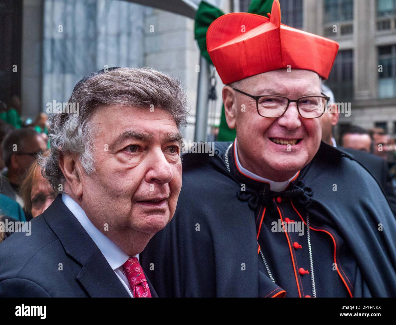New York, New York, USA. 17th Mar, 2023. NY Terence Cardinal Dolan and ...