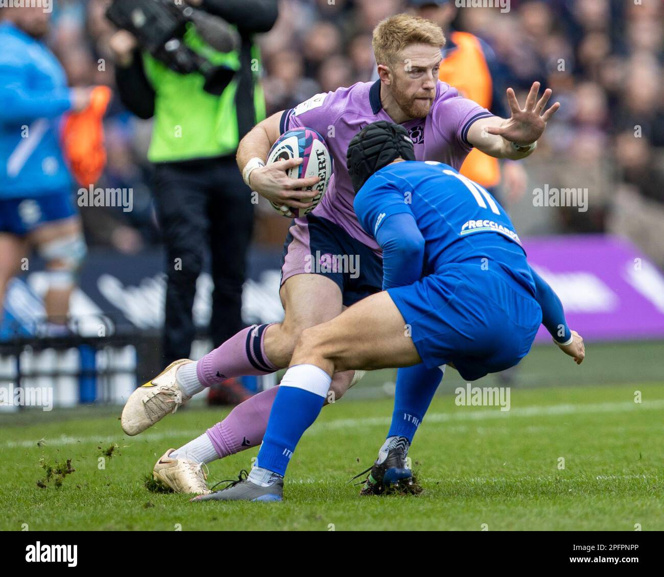 Edinburgh, UK. 18th Mar, 2023. 18th March 2023; Murrayfield Stadium ...