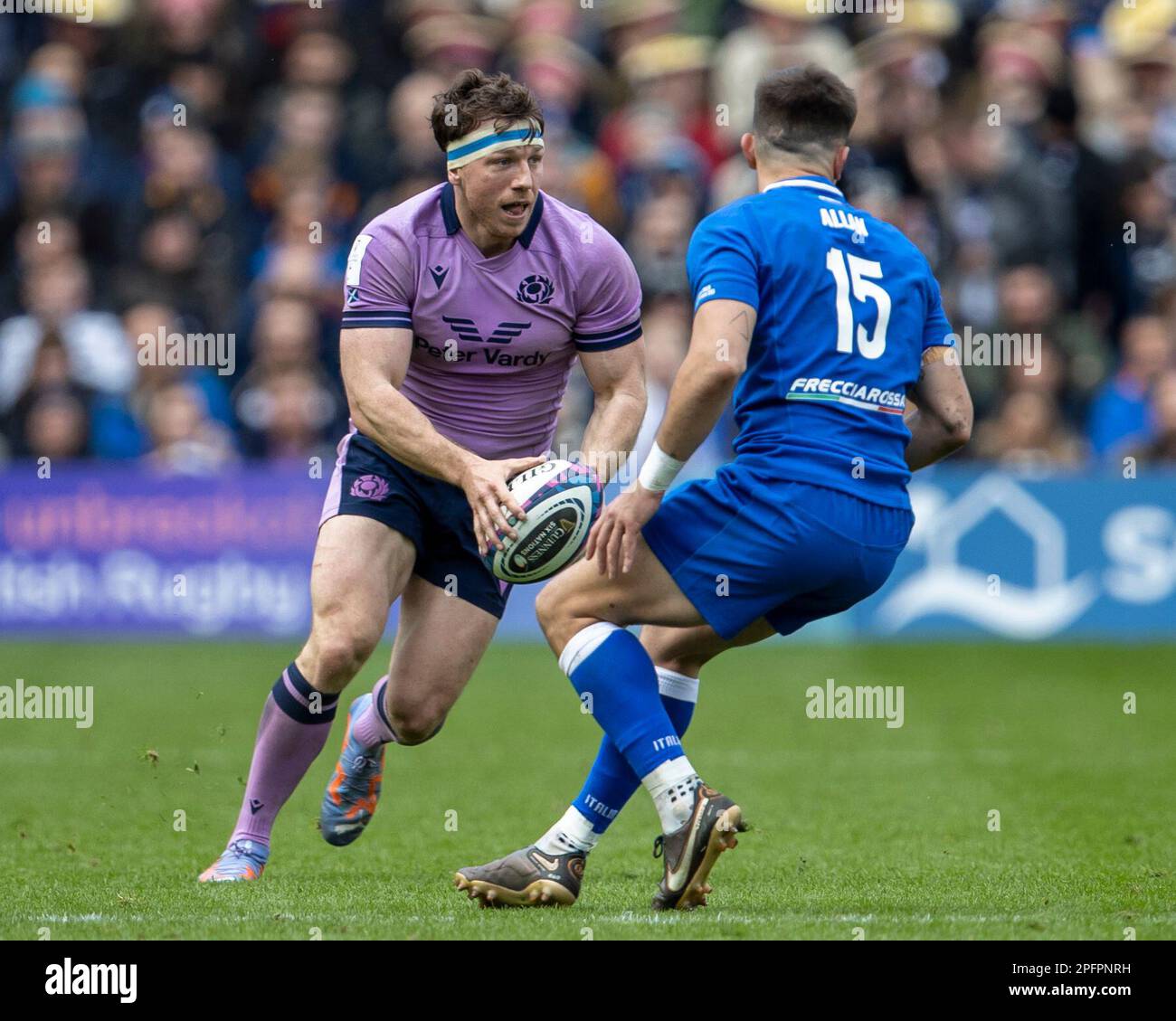 Edinburgh, UK. 18th Mar, 2023. 18th March 2023; Murrayfield Stadium ...