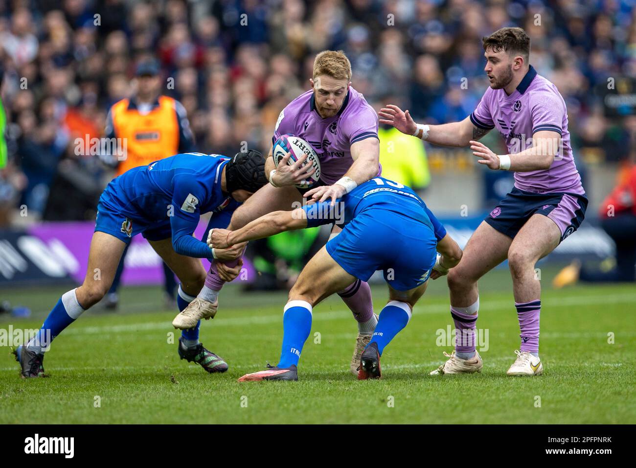 Edinburgh, UK. 18th Mar, 2023. 18th March 2023; Murrayfield Stadium ...