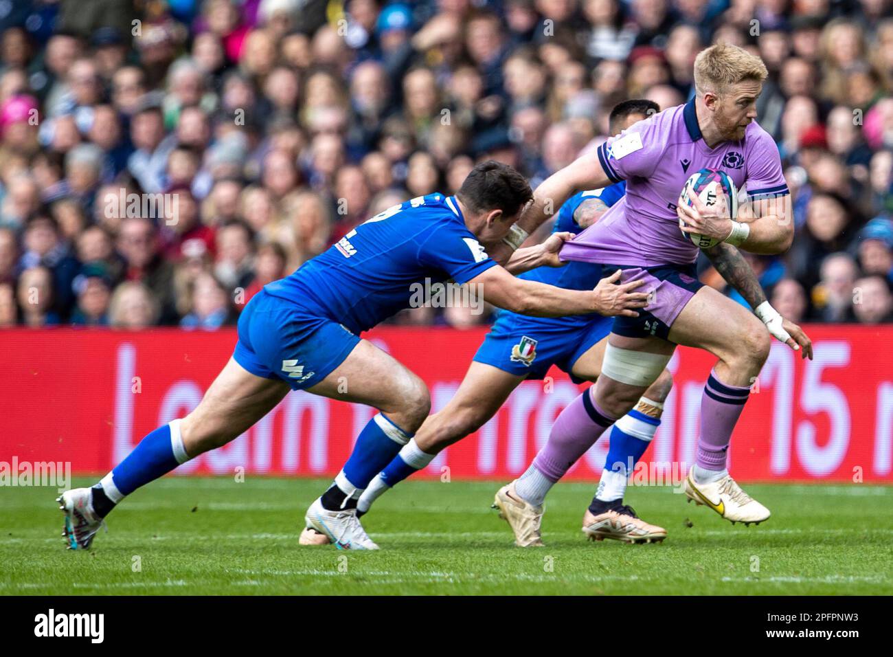 Edinburgh, UK. 18th Mar, 2023. 18th March 2023; Murrayfield Stadium ...