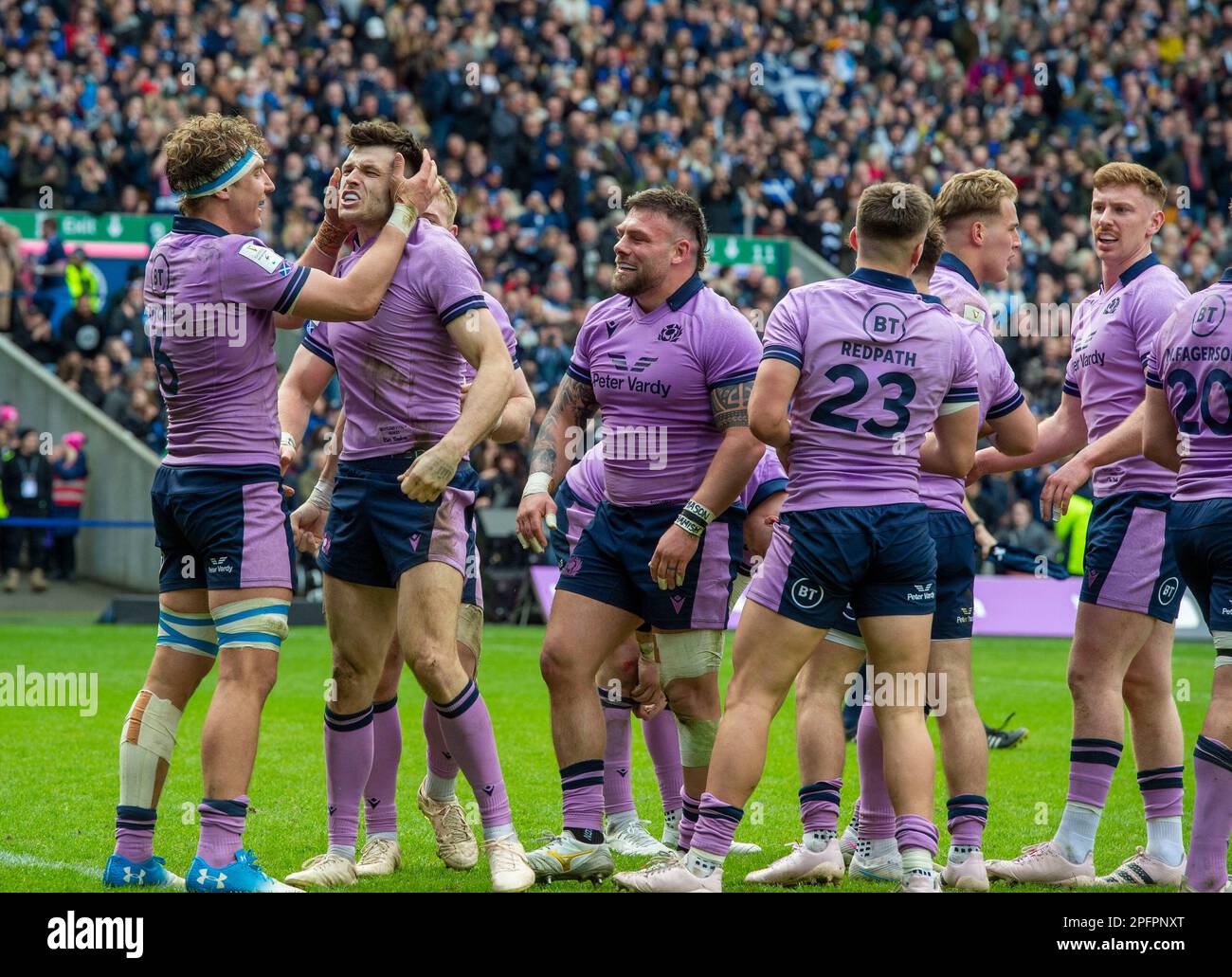 18th March 2023: Guinness Six Nations 2023. Scotland captain Jamie ...