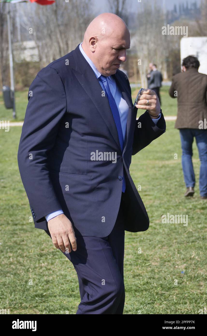 Defense Minister Guido Crosetto at the inauguration of the Bosco della ...