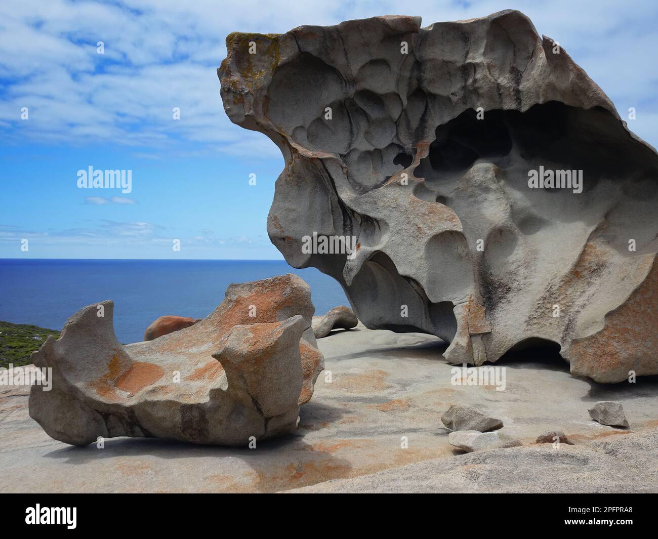 Flinders Chase national park. Remarcable rocks in south kangaroo island ...