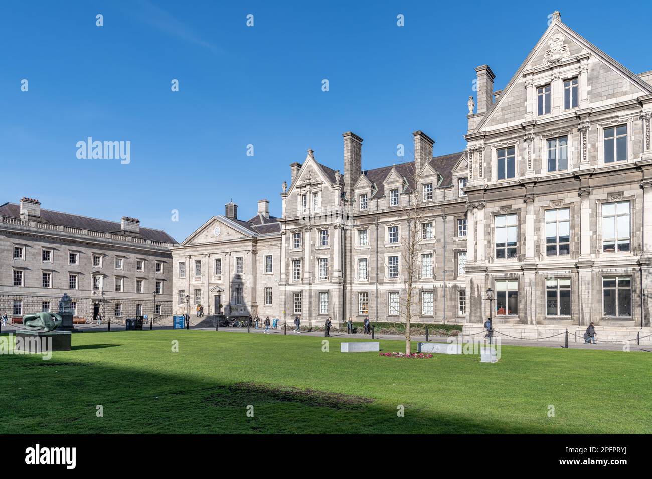 The GMB Building from Parliament Square of Trinity College, Dublin, Ireland Stock Photo - Alamy
