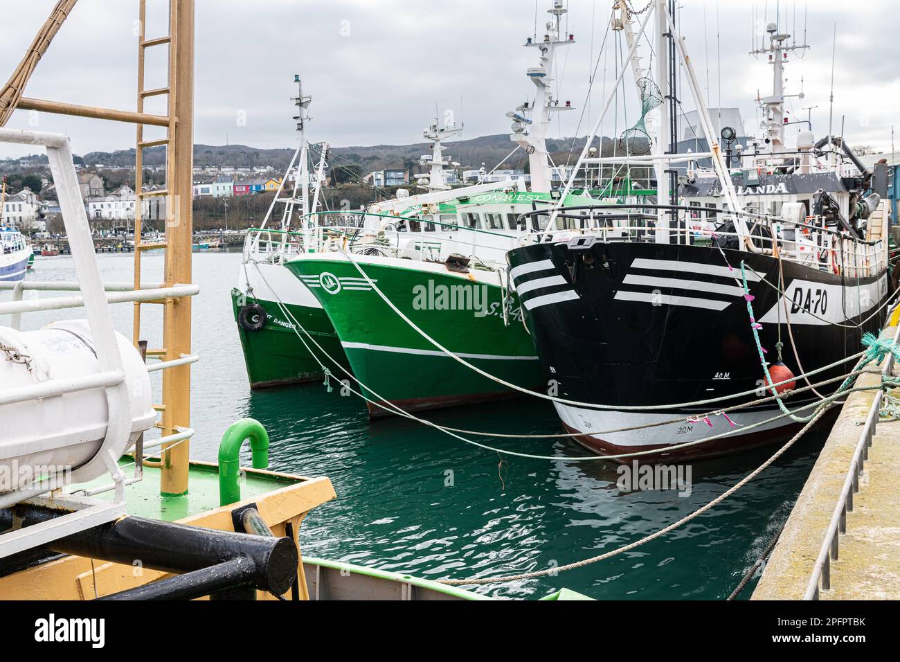 Trawler in howth harbour hi-res stock photography and images - Alamy