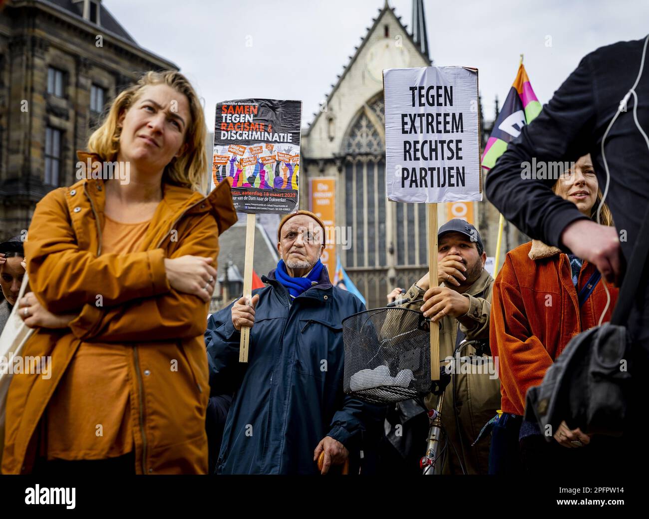 AMSTERDAM - Demonstrators are marching against racism and ...