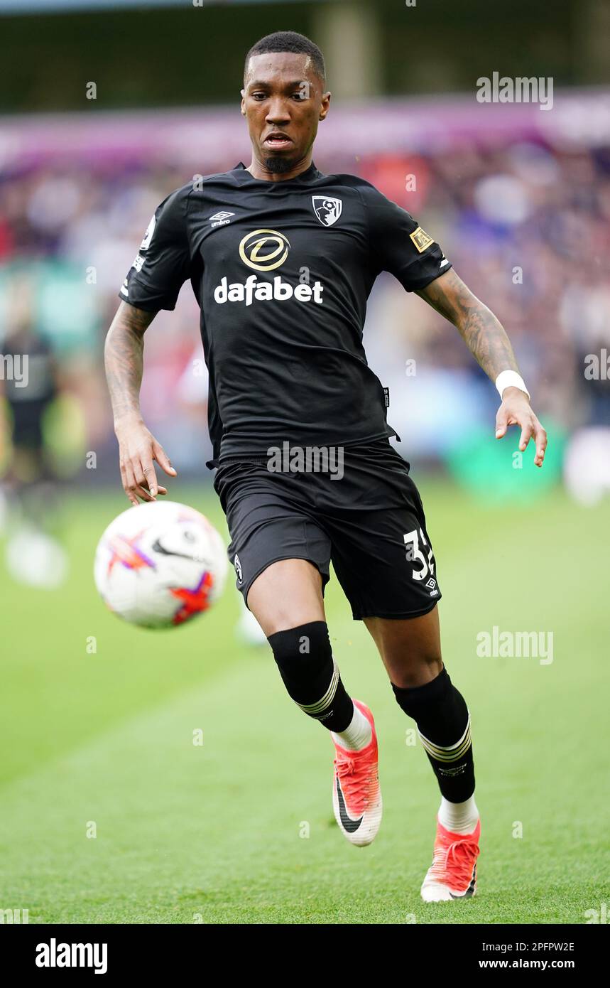 Bournemouth's Jaidon Anthony during the Premier League match at Villa ...