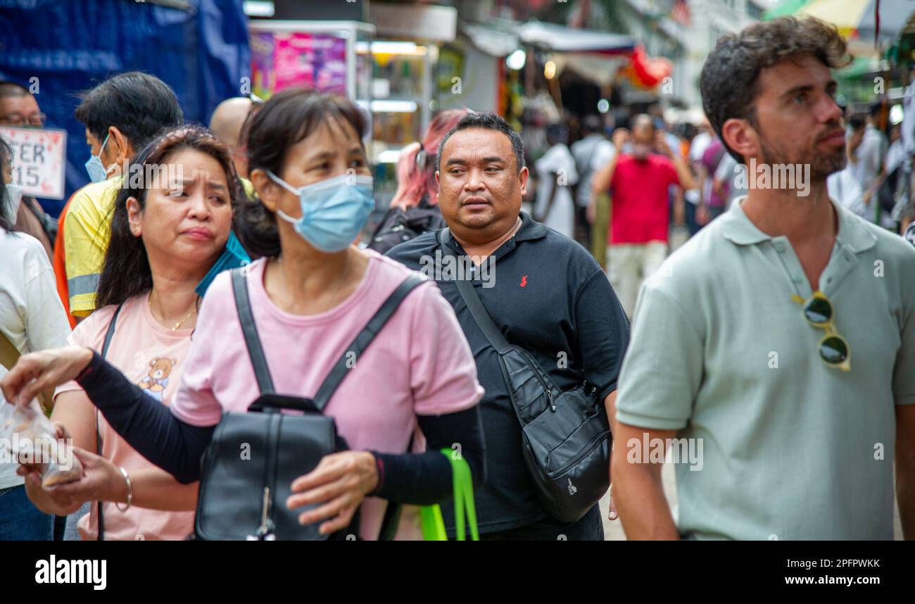 February 15 2023-Kuala Lumpur Malaisya- People from all over the world ...