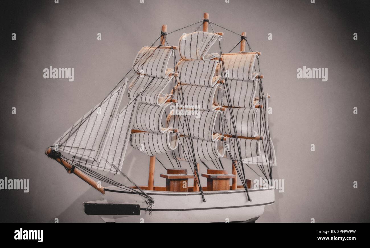 Old sailing ship in full glory Stock Photo - Alamy