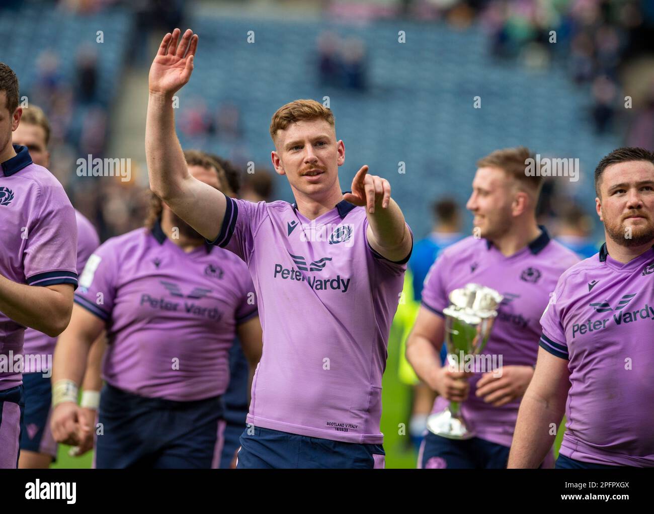 18th March 2023: Guinness Six Nations 2023. Ben Healy making his debut ...