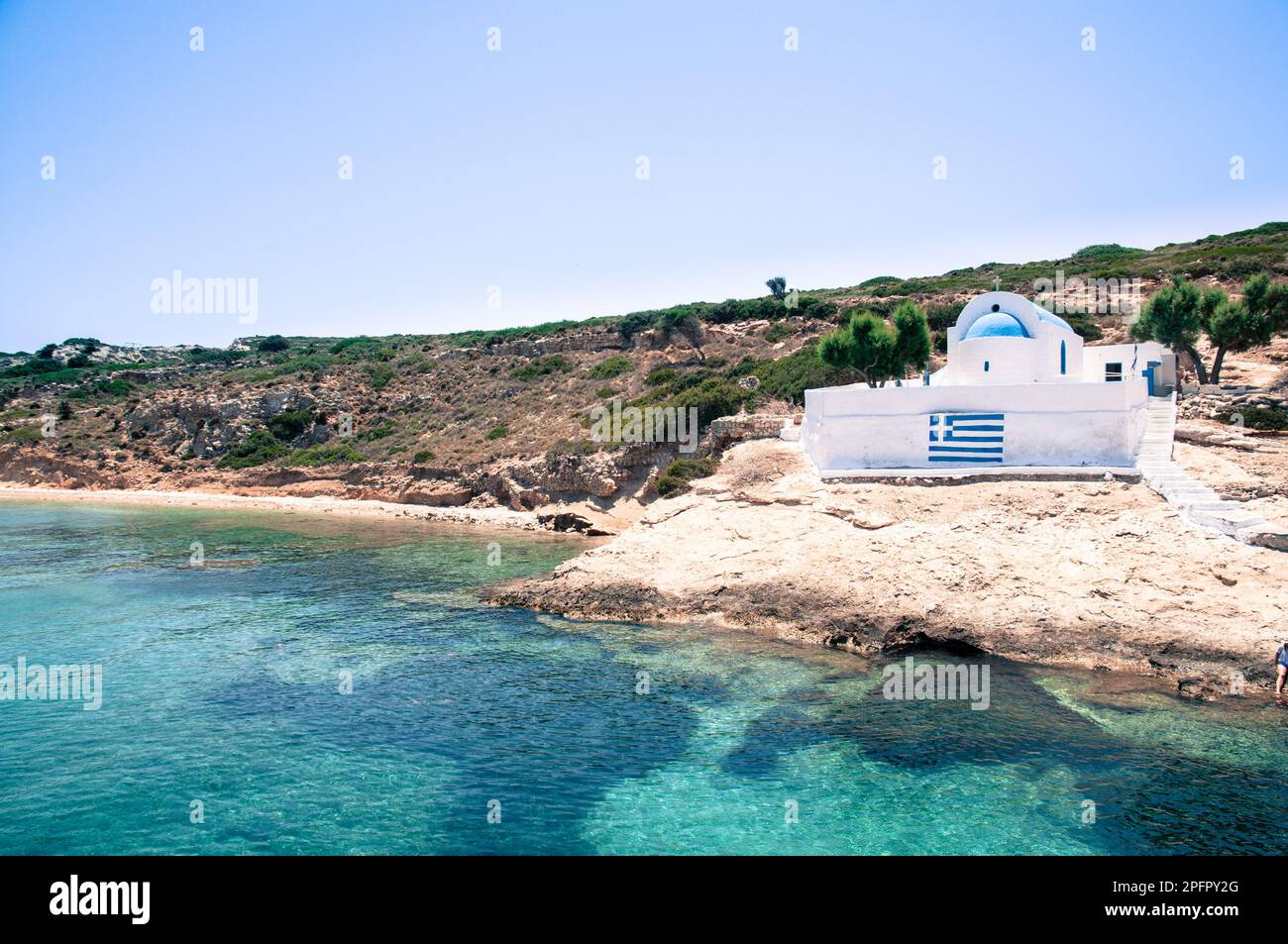 Greece, Simi Island, landscape of island in summer time. Credits ...