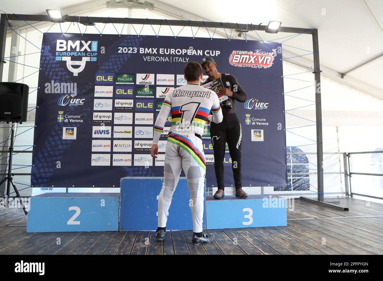 March 18, 2023, Verona, Italy: SIMON MARQUART of Switzerland is second ...