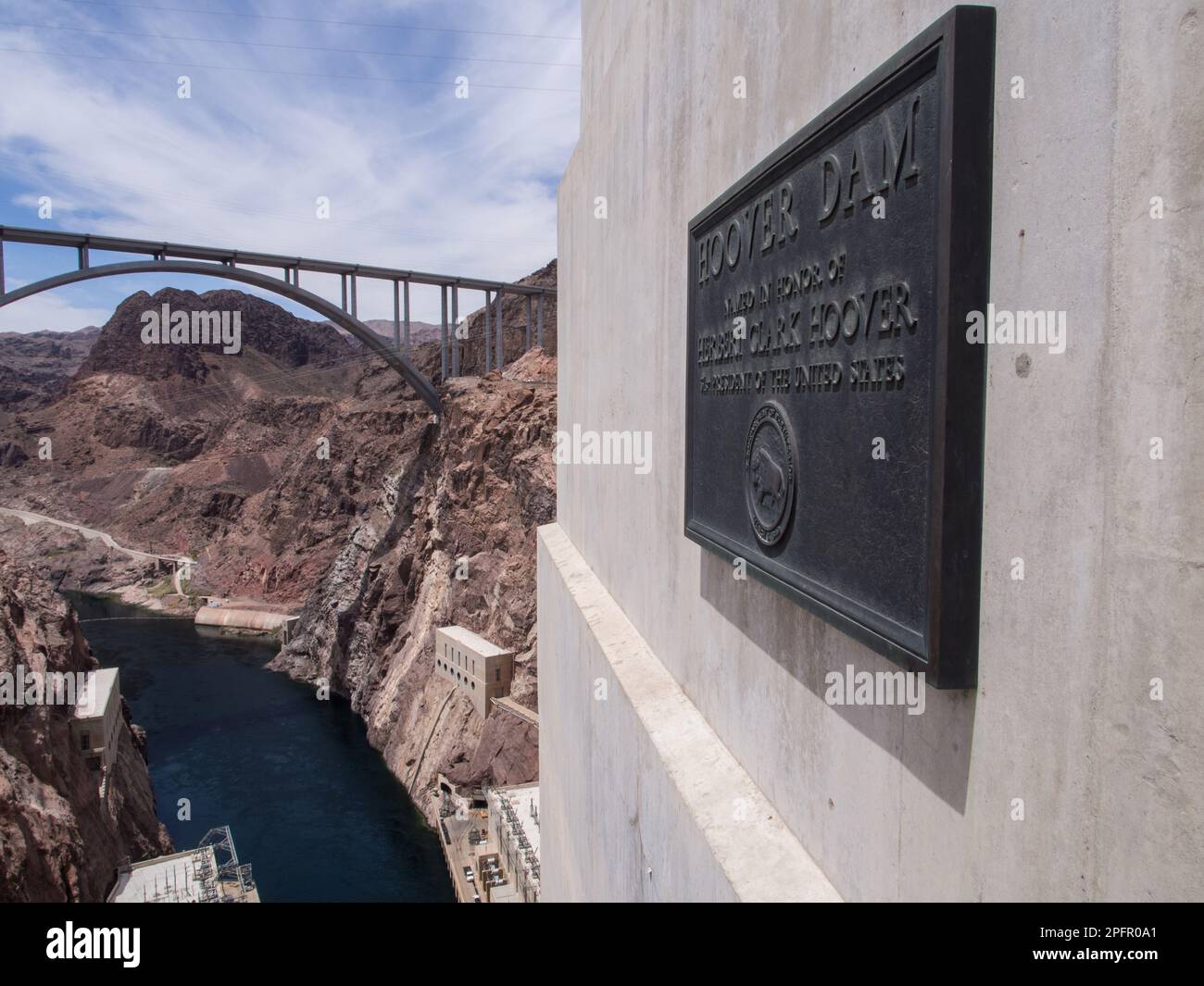View over the Colorado River and the Mike O'Callaghan–Pat Tillman ...