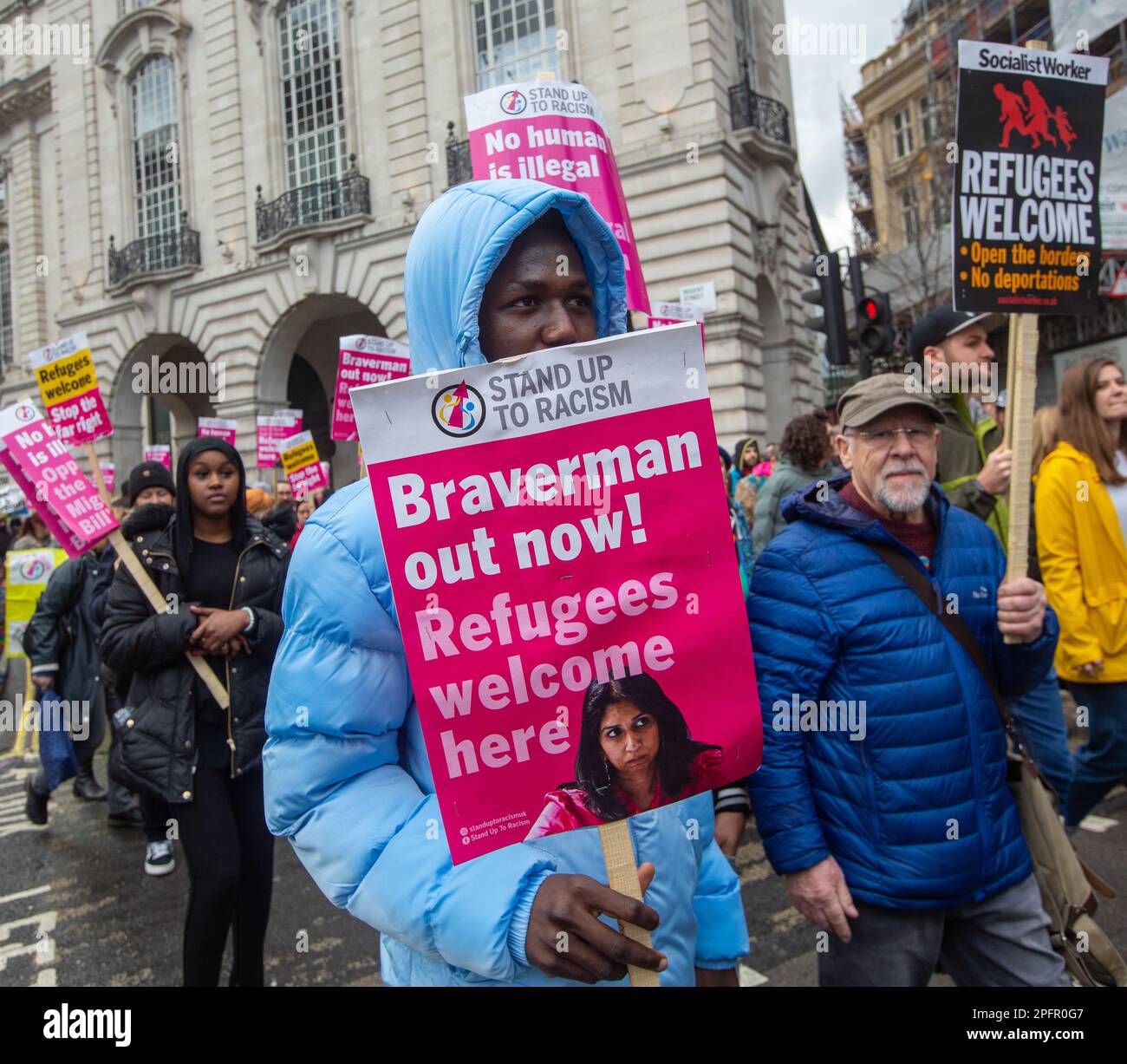 African refugee britain hi-res stock photography and images - Alamy
